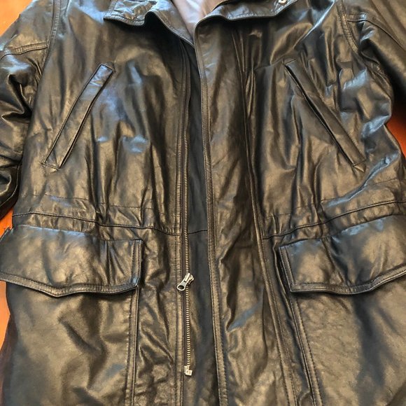Jackets & Coats | Kasper Leather Jacket | Poshmark